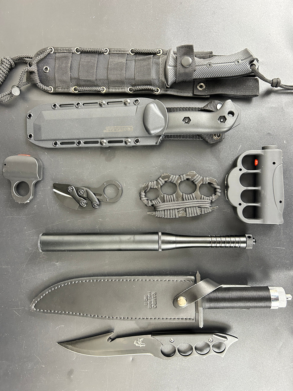 Black Set Mystery Knife Box For Knife Collectors Who Love Black ...